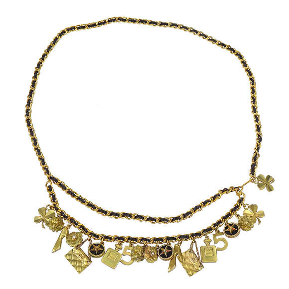 CHANEL | Accessories | Chanel Icon Chain Belt 94a Small Good 8399 ...